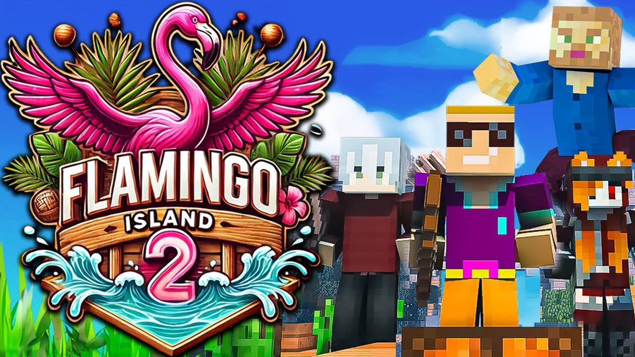 🔴LIVE MINECRAFT FLAMINGO ISLAND 2 - YouTube