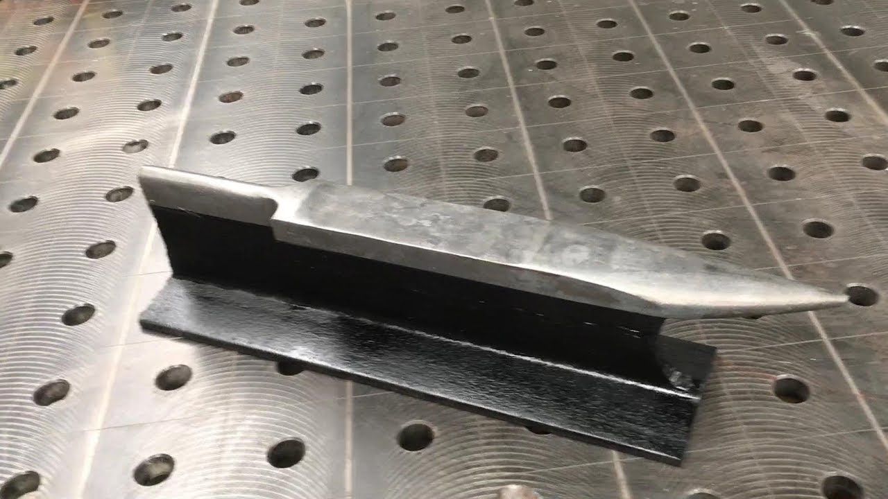 DIY. Building an anvil. My railway track anvil build, for $30 - YouTube