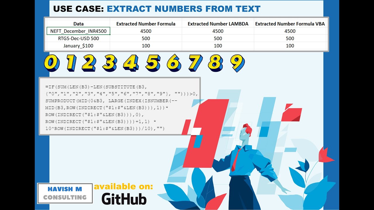 Extract Numbers From Text YouTube Extract Numbers From Text YouTube