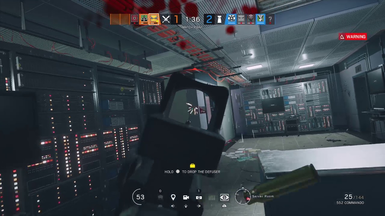 R6 siege 1v4 clutch - YouTube