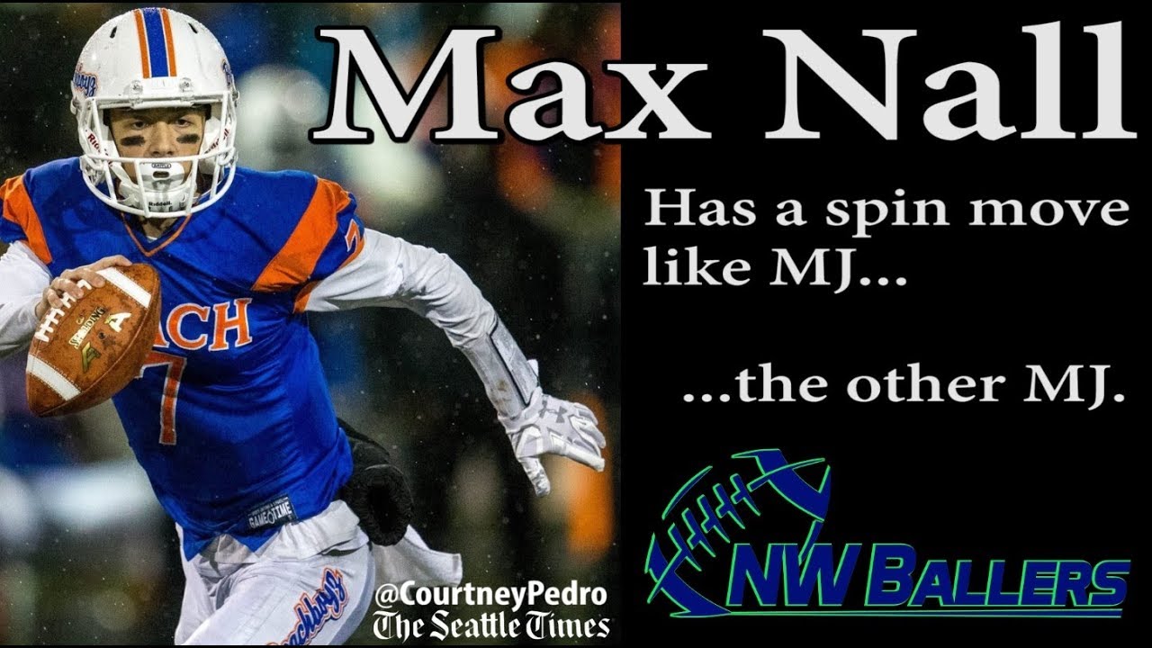 Max Nall with the MJ spin move in WA 3A Semifinals WEEK 13 - YouTube