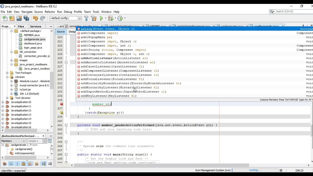 Card Generate Source Code|Java Project|Netbeans - YouTube