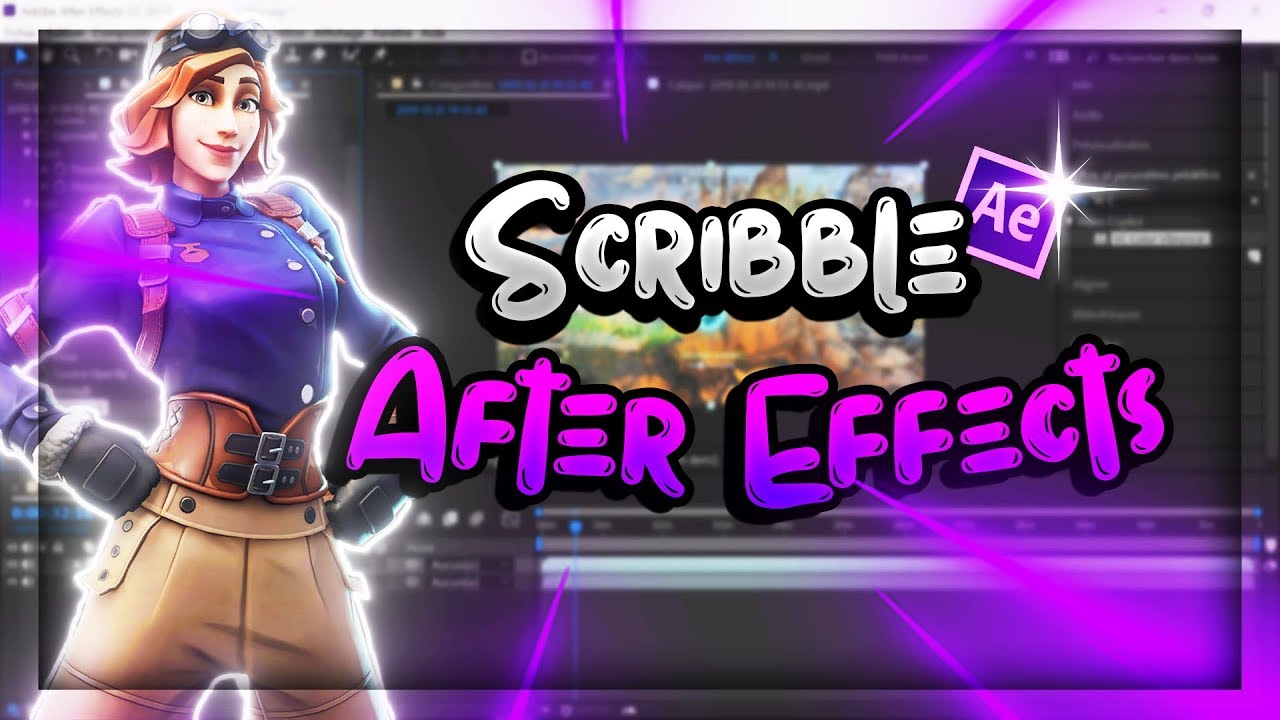 TUTO | COMMENT FAIRE LE SCRIBBLE EFFECT SUR AFTER EFFECTS - YouTube