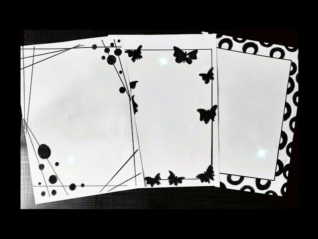 Cool Black Border Designs