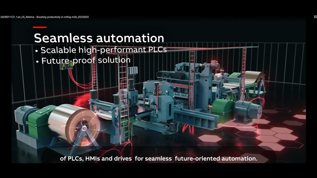 AC500 PLC - Boosting productivity in rolling mills - YouTube