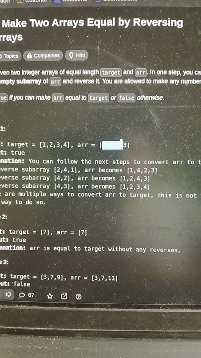 Leetcode 1460 Make Two Array Equal Potd Aug 3 2024 Leetcode
