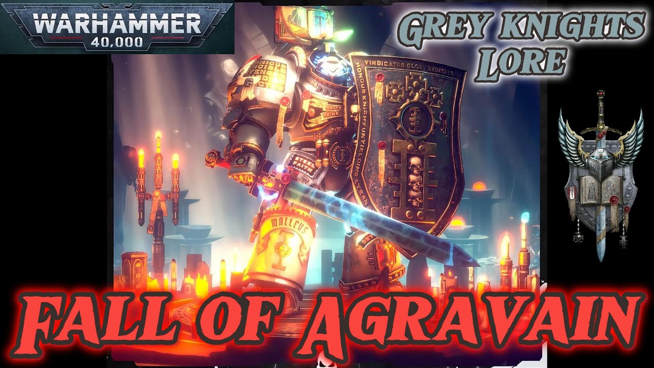 Warhammer 40K - The Fall of Grey Knight Paladin Agravain | Grey Knights ...