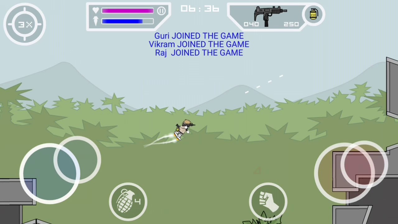 Mini militia: How to play game in any situation with ultimate skills ...