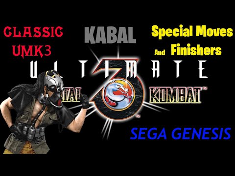 Ultimate Mortal Kombat 3 ( KABAL ) Special Moves and Finishers - YouTube