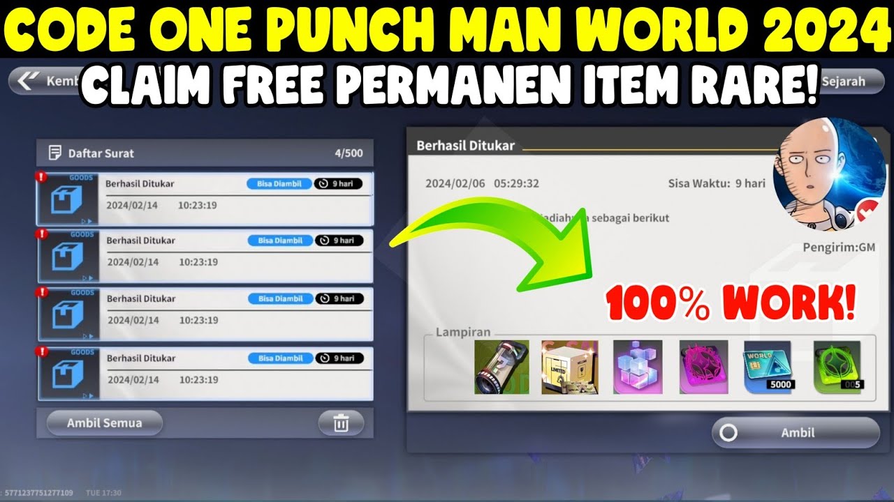 *NEW UPDATE* ONE PUNCH MAN WORLD GIFT CODES 2024 FEBRUARY | ONE PUNCH ...