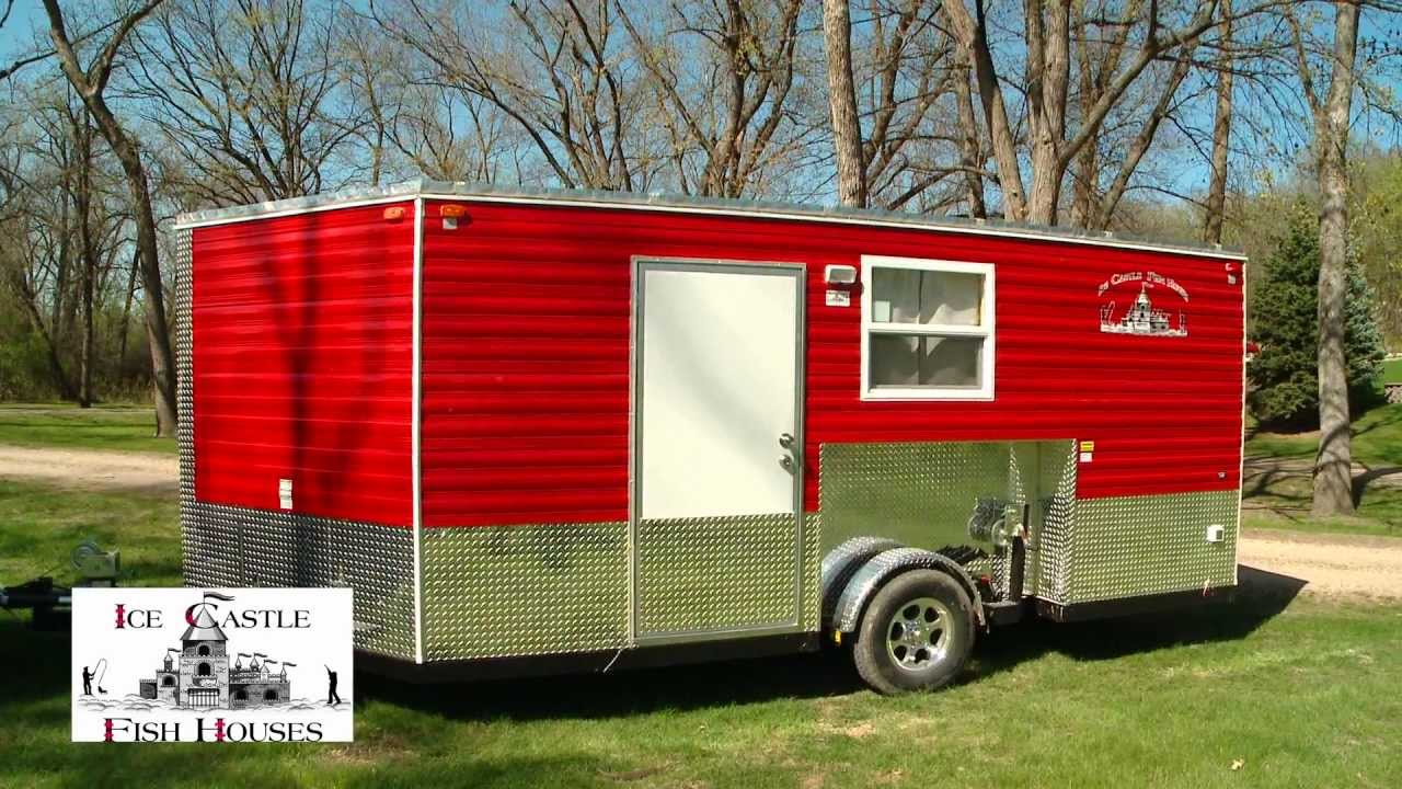 Ice Castle 8x16 Special with Stove - YouTube