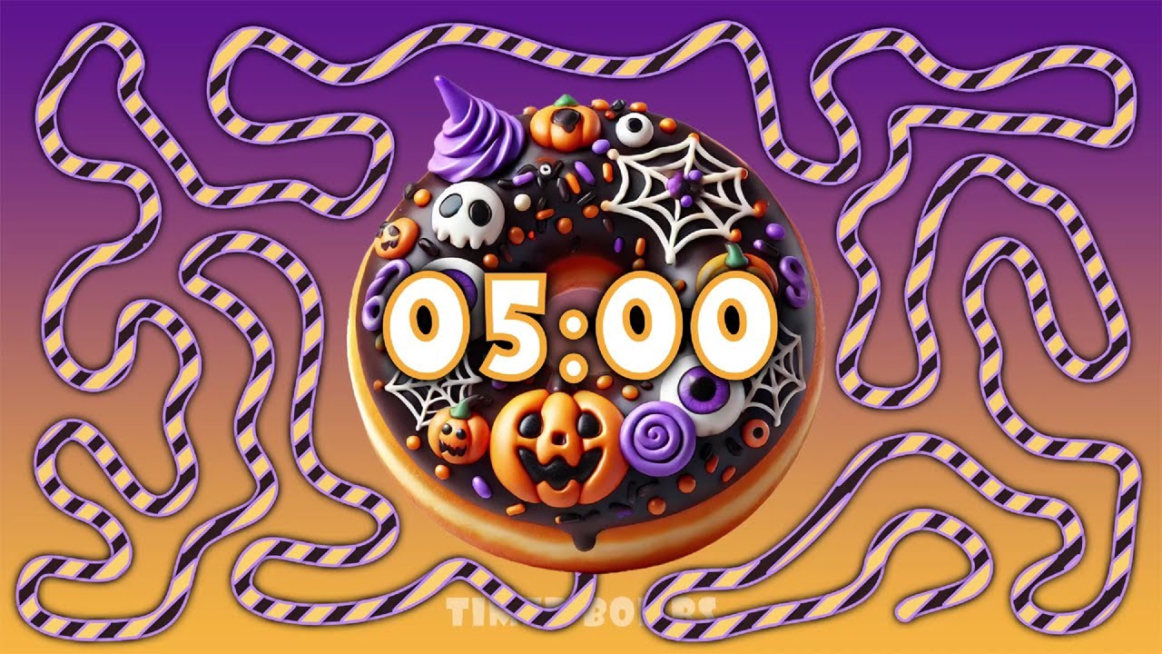5 Minute Halloween Donut Timer Bomb 🎃🍩 - YouTube