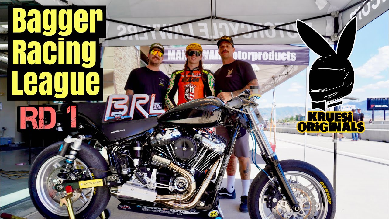 Bagger racing league rd 1 - YouTube