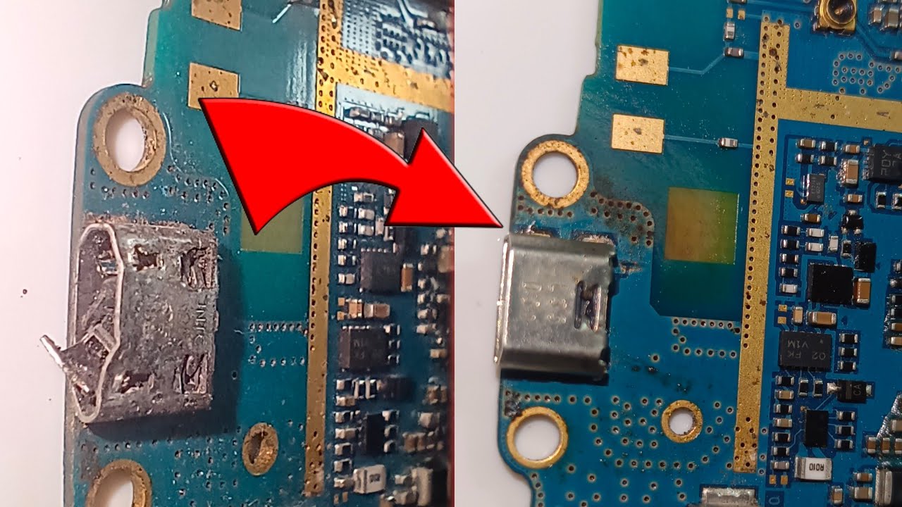 Smart phone USB Charging Port Replacement || How to Replace Android ...
