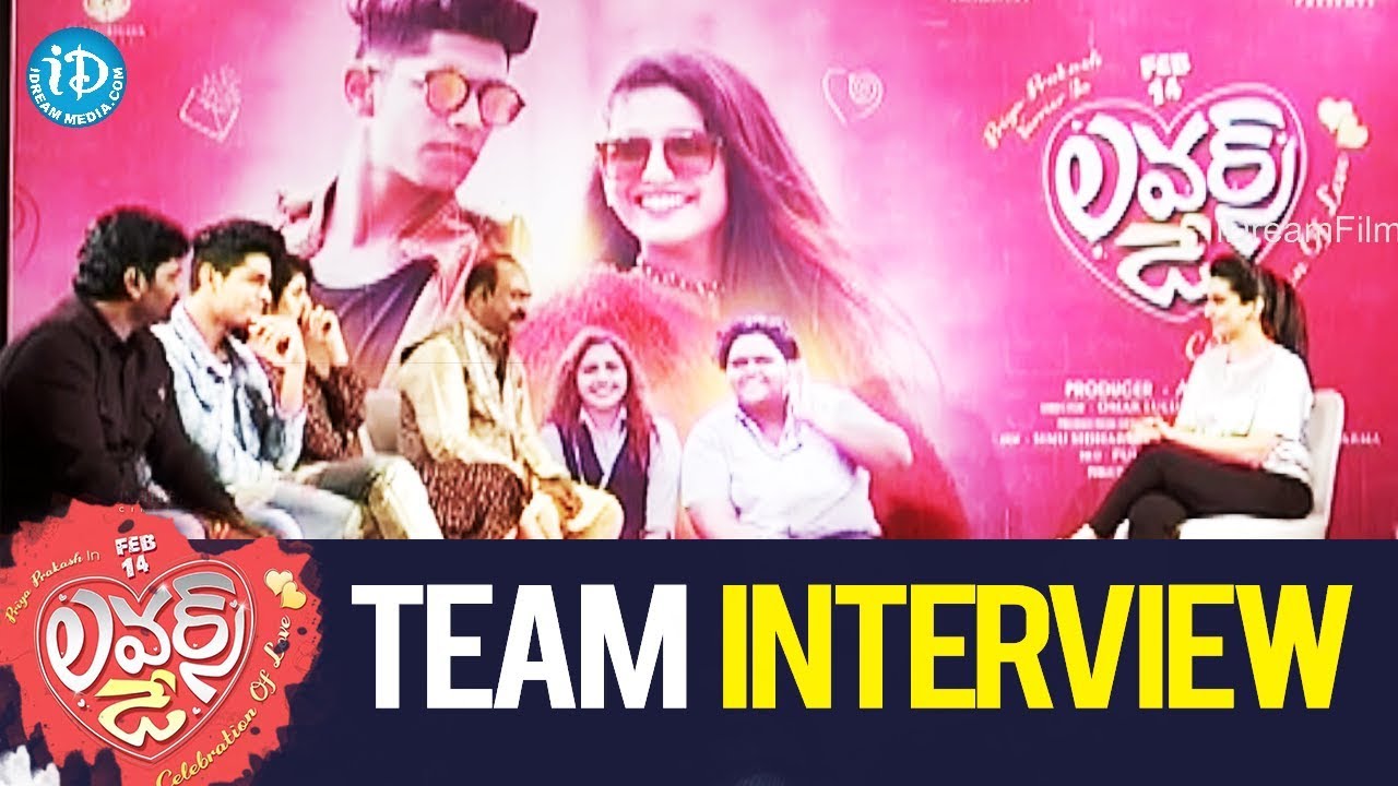 Lovers Day Movie Team Interview | Roshan Abdul Rahoof | Priya Prakash ...