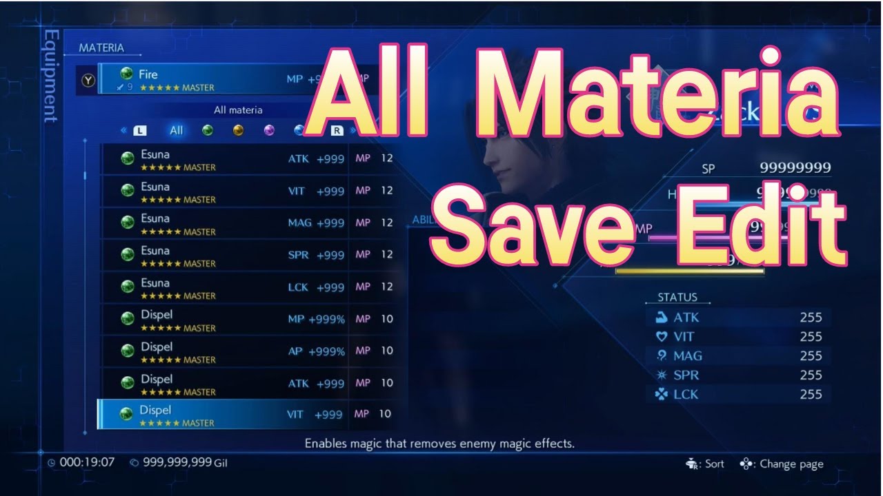 How To Unlcok All Materia - Crisis Core Final Fantasy VII Reunion ...