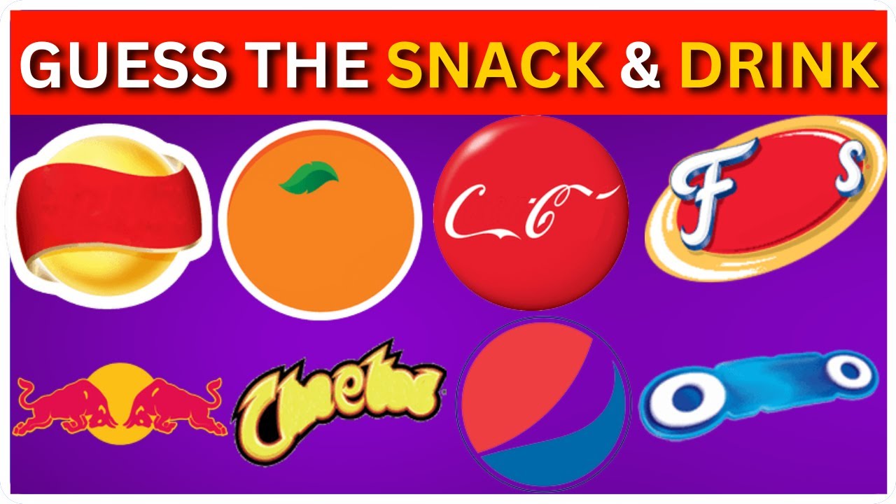 Can You Guess the Snack and Drink? | Ultimate Food & Beverage Quiz ...