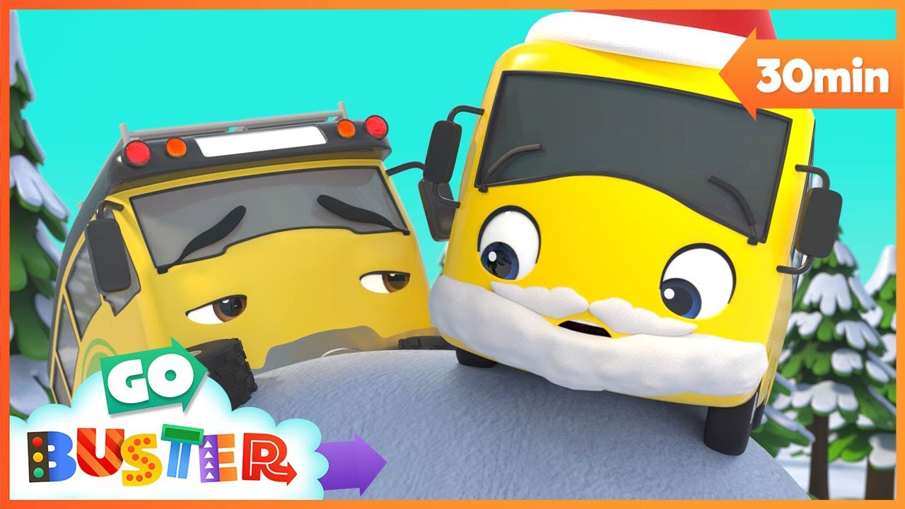 Santa Buster Delivers the Present | Go Buster | Baby Cartoon | Kids ...