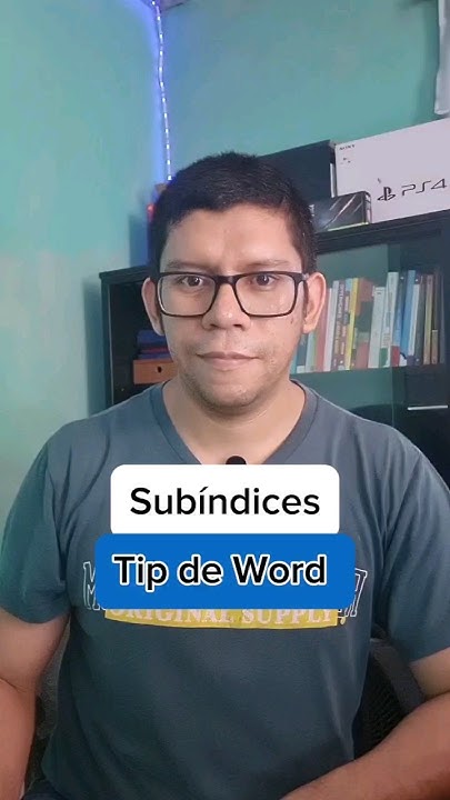 cómo poner subíndices en Word #windows #tecnologia #tutorial #word ...
