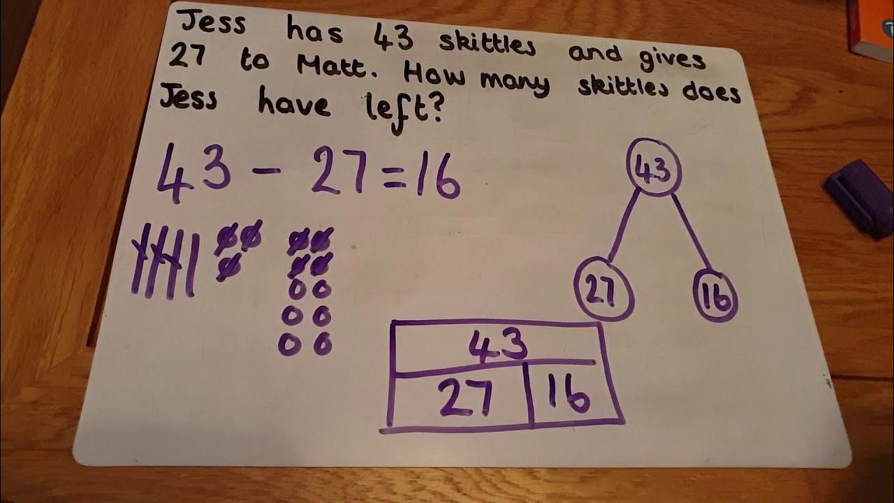 Year 2 - Subtraction word problems - YouTube