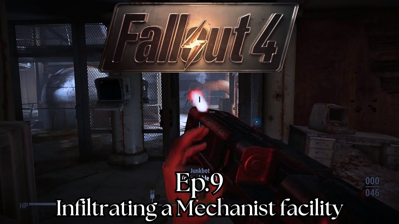 I infiltrated a Mechanist facility and beat up a robobrain! Fallout 4 ...