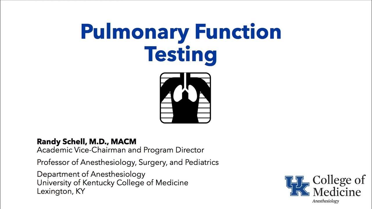 Pulmonary Function Testing - YouTube