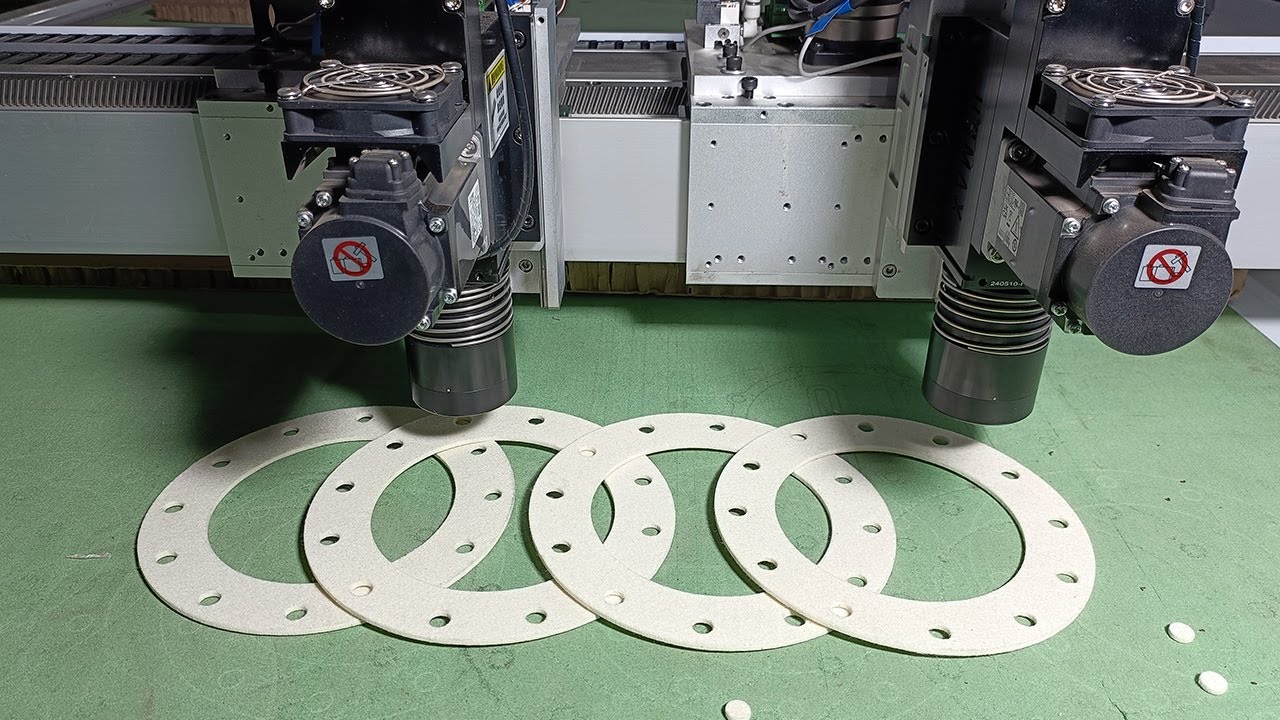 White Pure Wool Felt Wheel Cutting Machine | Felt Washers & Gaskets ...