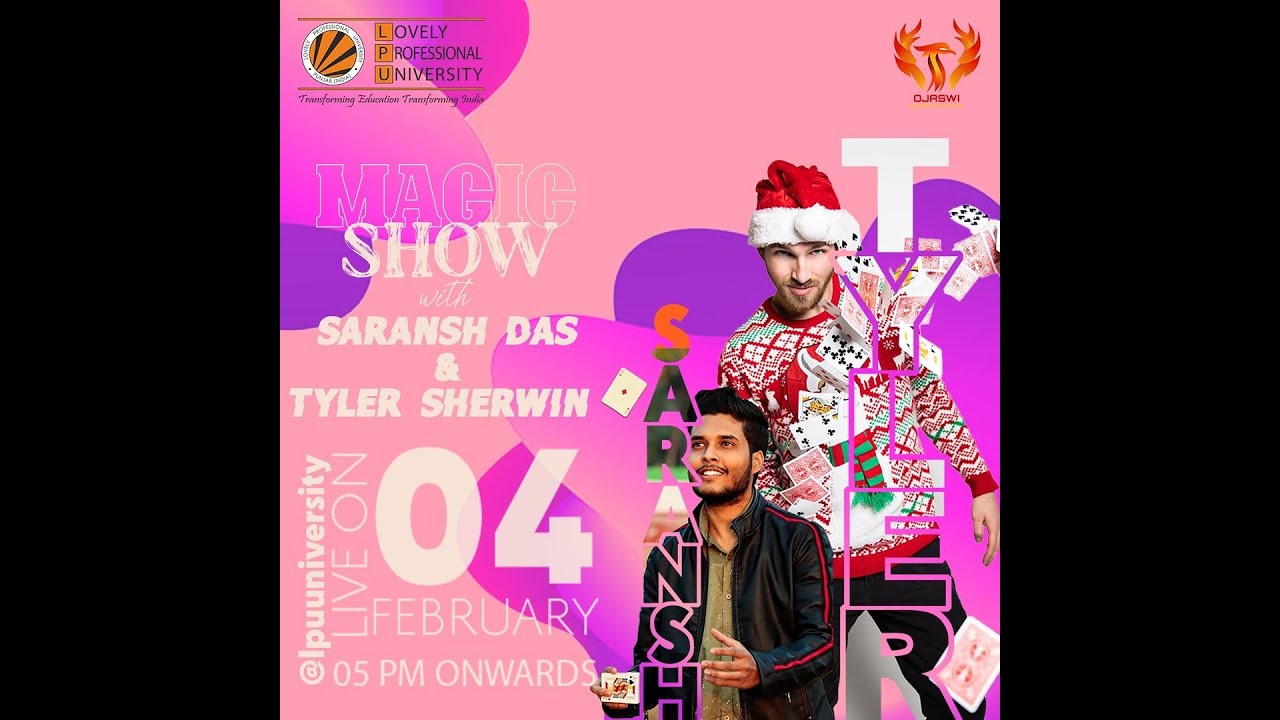 Lovely Professional University Live Session || Tyler Sherwin x Magician ...