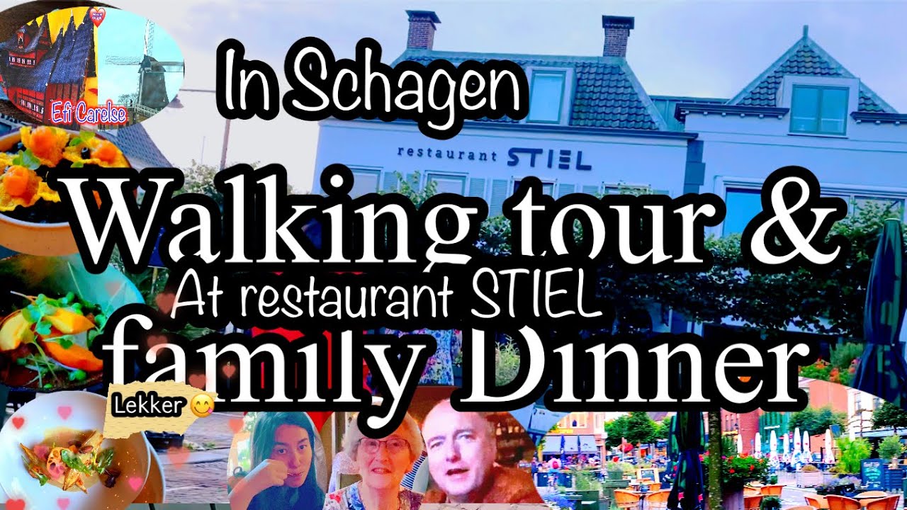In The small Beautiful town Schagen walking tour & at restaurant Stiel ...