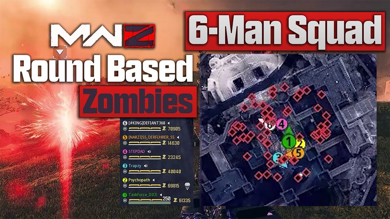 MWZ Round Based - 6 Man Squad fully prep Team - S4R Unstable Rift ...