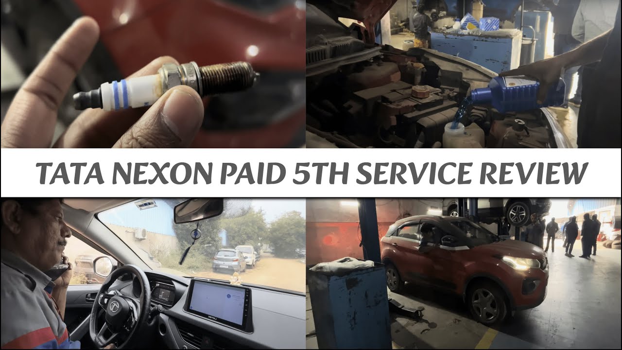 Tata Nexon 5th Paid Service | Step by Step Guide | Total Cost & Things ...