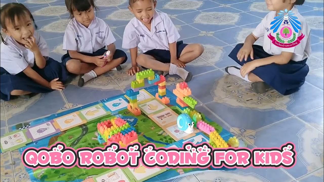 Qobo robot the coding for kids - YouTube