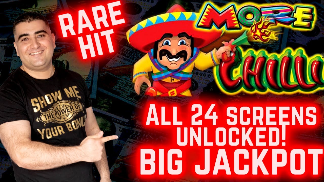 BIG HANDPAY JACKPOT On More More Chilli Slot Max Bet | Slot Machine ...