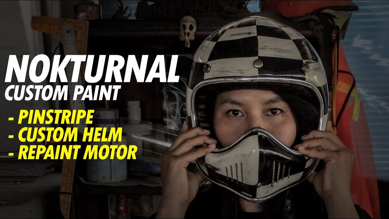 NOKTURNAL CUSTOM PAINT - Jasa Repaint Helm & Motor Hingga Produksi Helm ...