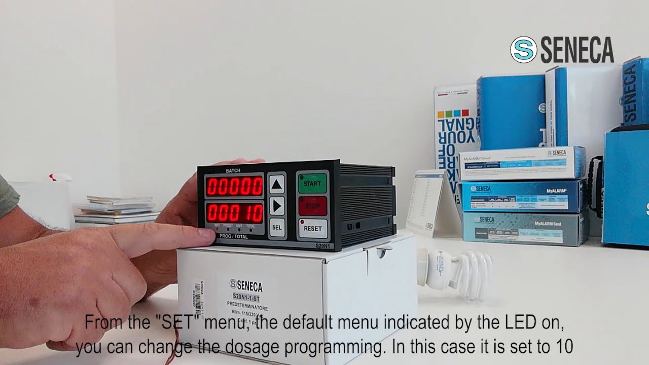 Batch controller SENECA S20N1 - YouTube