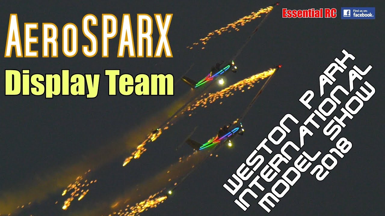 AeroSPARX Display Team NIGHT Flying PYROTECHNIC DISPLAY: Weston Park ...