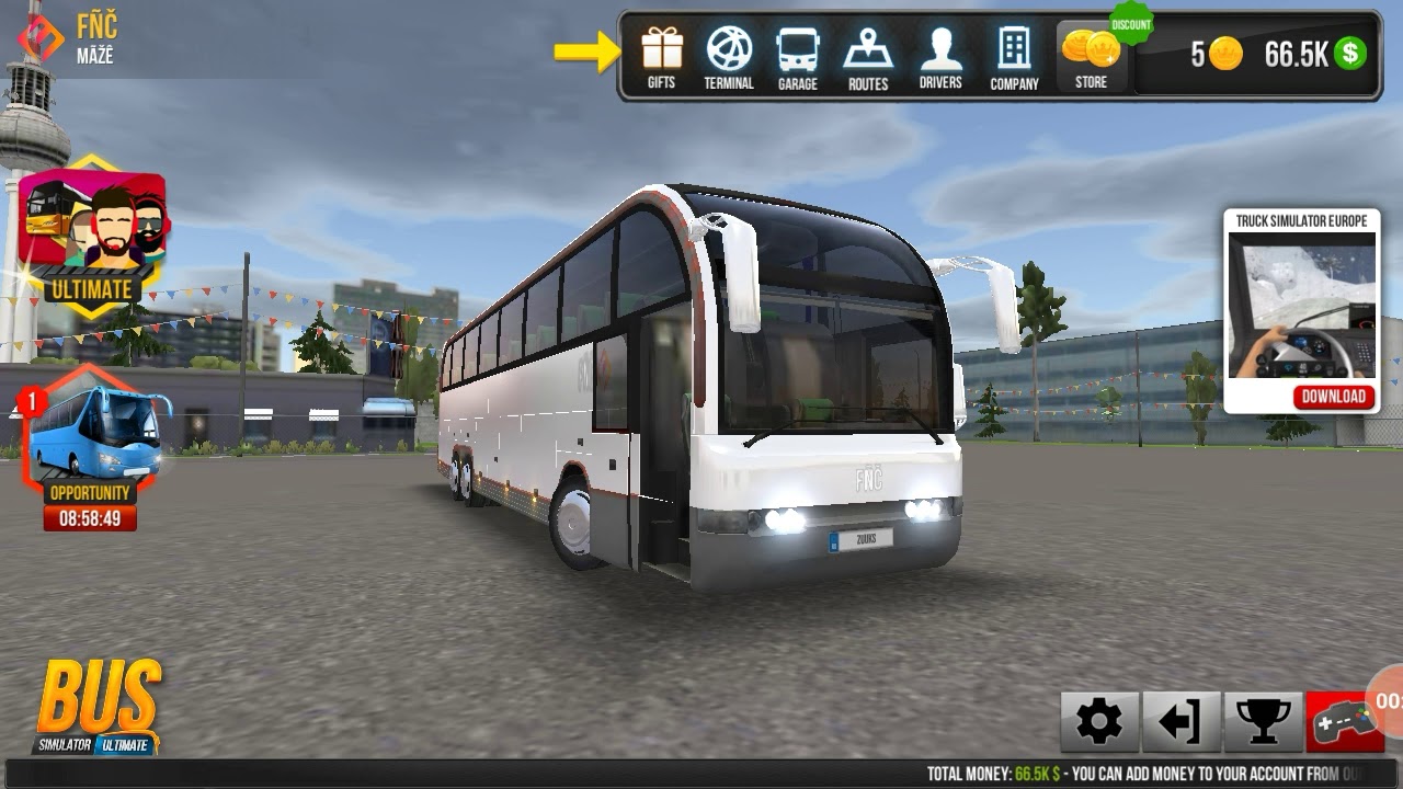 Bus simulator ultimate how to get money fast - YouTube