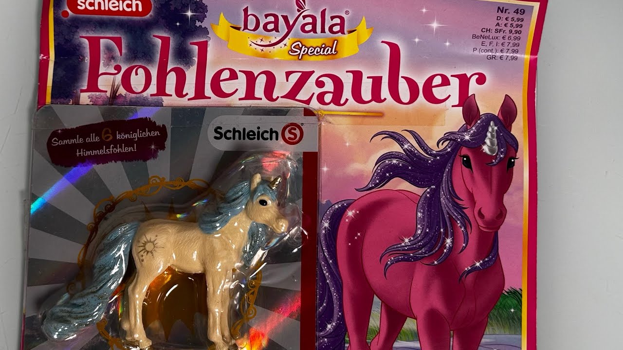 schleich bayala Special Fohlenzauber Magazin - YouTube