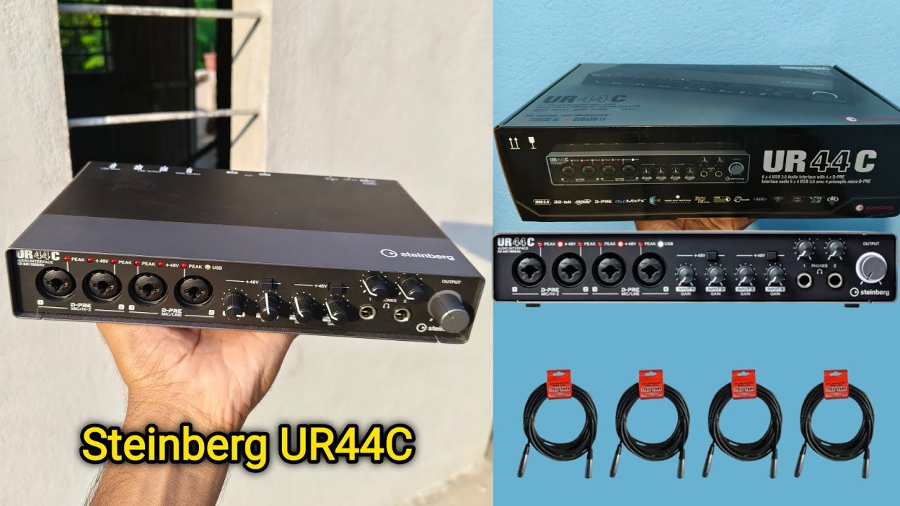 Steinberg sound card UR44C || best sound card studio - YouTube