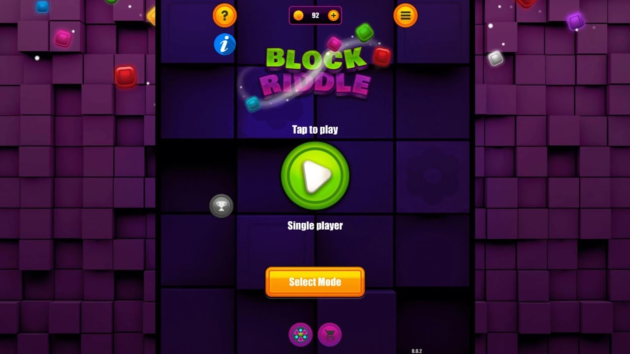 BLOCK RIDDLE (Game Walkthrough) - YouTube