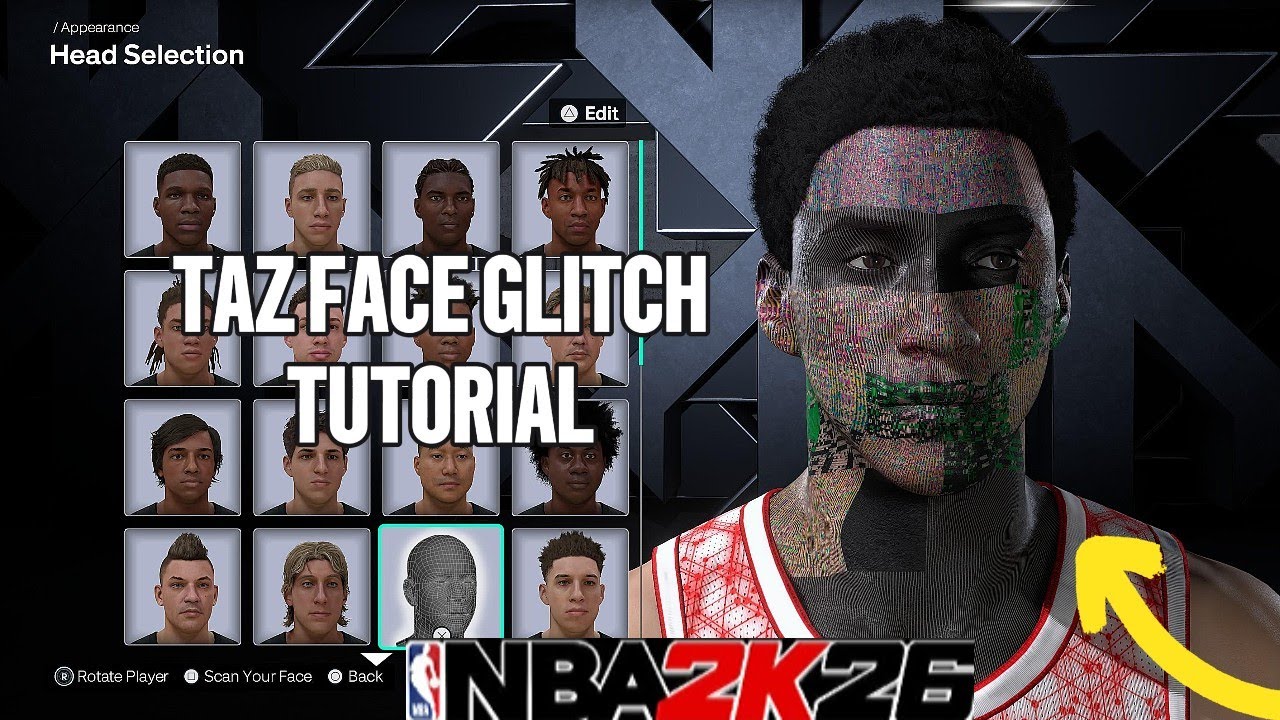 *NEW* HOW TO DO TAZ FACE GLITCH ON NBA 2K26 (FASTEST AND EASIEST ...