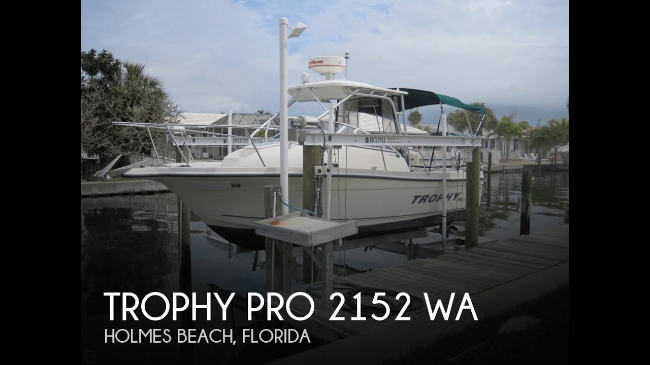[SOLD] Used 2008 Trophy Pro 2152 WA in Holmes Beach, Florida - YouTube