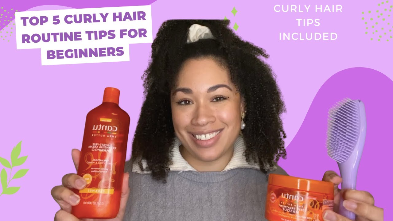 Top 5 Curly Hair Routine Tips For Beginners - YouTube