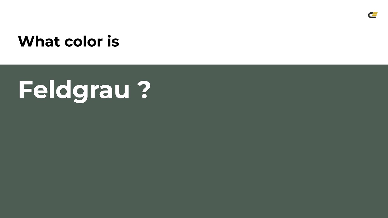 Feldgrau color #4d5d53 hex color - Grey color - Warm color 4d5d53 - YouTube