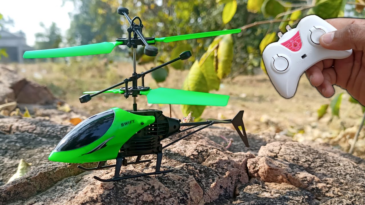 New green Exceed Helicopter Dual mode control flight Review and ...