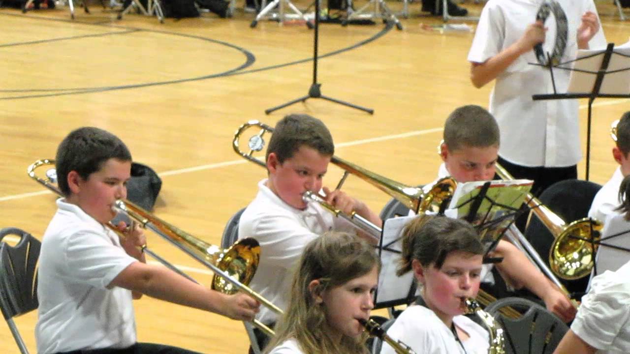 Grade 6 band performs Old Time Rock and Roll - YouTube