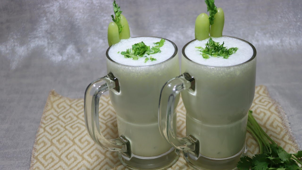 Refreshing Lassi with Ginger and Green Chilli - YouTube