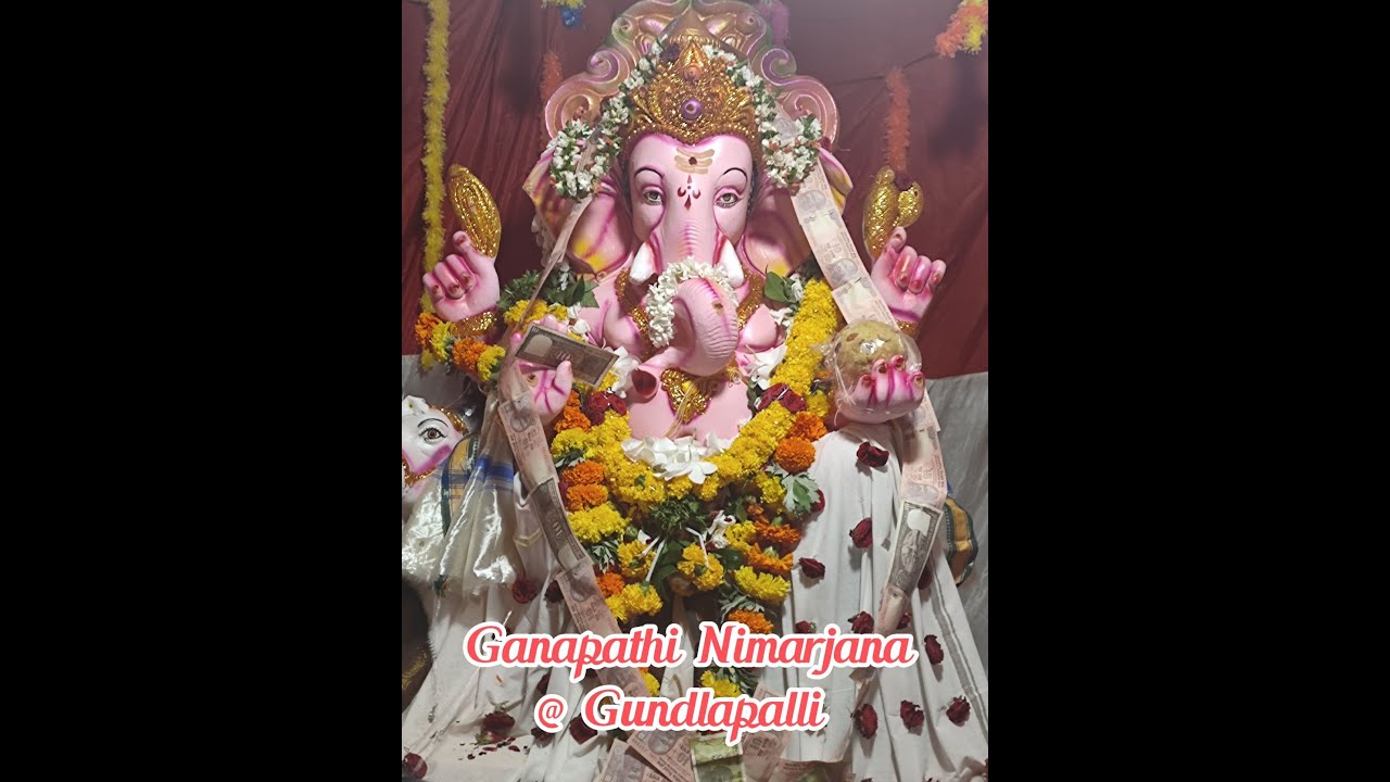 15 GANAPATHI NIMARJANAM // @GUNDLAPALLI// AMARESWARI DEVOTIONAL SONGS ...