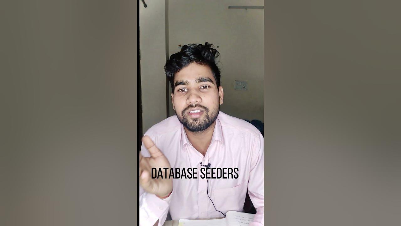 Database seeder what is used in laravel #laravel #todospecial #shorts #shortsvideo - YouTube