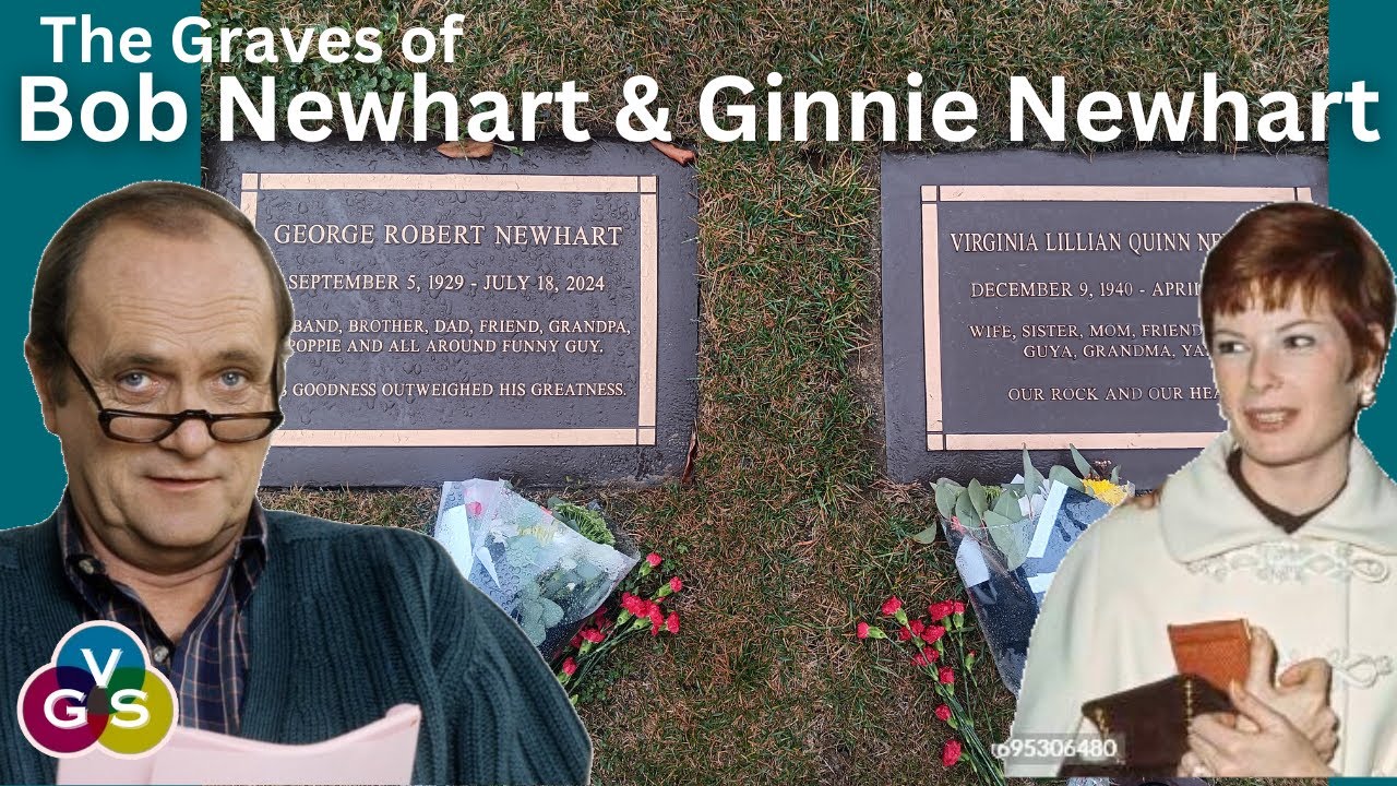 Bob Newhart's Grave Site is Right Next to His Wife's Grave + His Legacy + Ginnie Newhart - YouTube